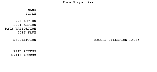 VA FileMan Programmer Manual: ScreenMan Form Editor - Editing Form ... VA FileMan Programmer Manual: ScreenMan Form Editor - Editing Form ...